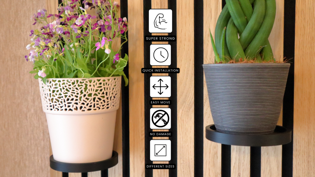 Super Strong Round Shelf for Acoustic Panels – DSDesign-shop